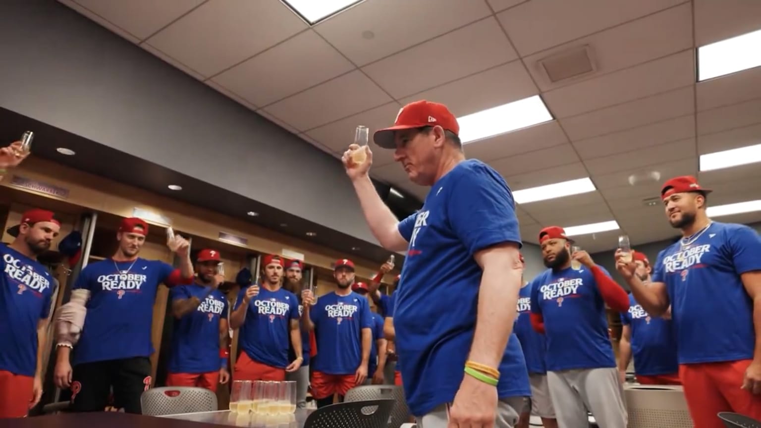 Rob Thomson Gives Speech After Phillies Clinch 09 20 2024