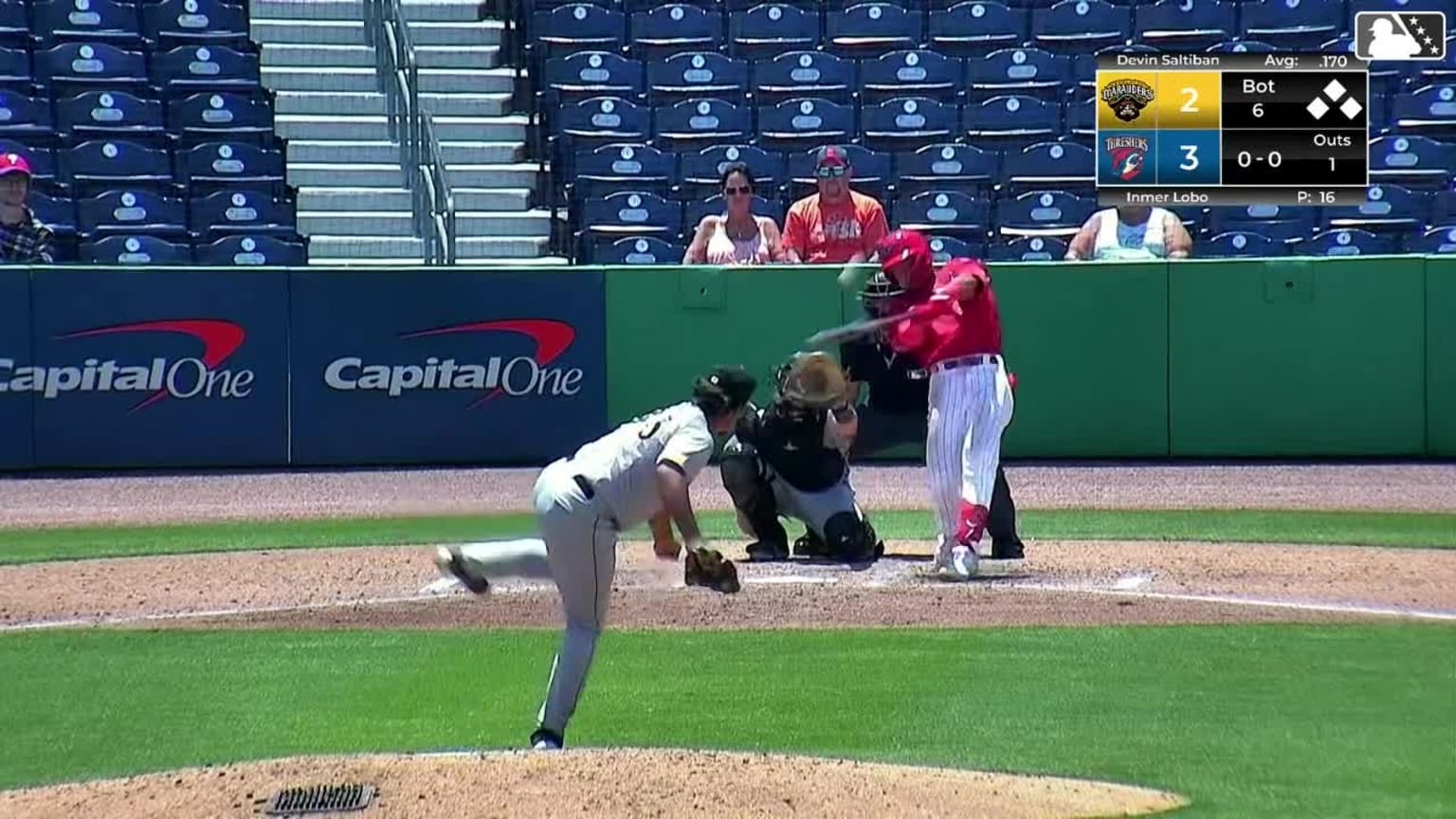 Devin Saltiban cranks a solo home run in the 6th | 04/28/2024 | MLB.com