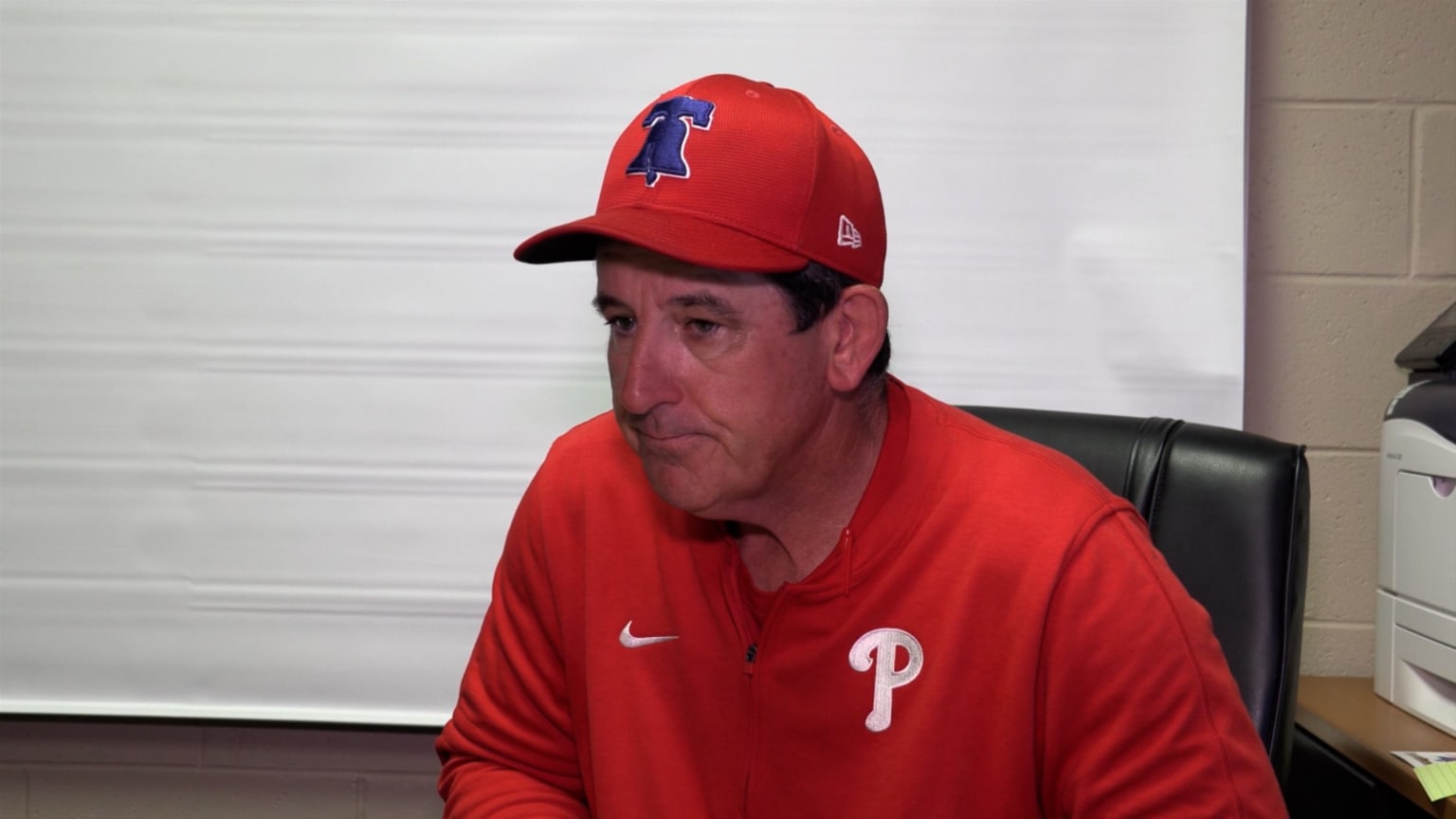 Rob Thomson gives an update on Bryce Harper's back | 03/18/2024 ...