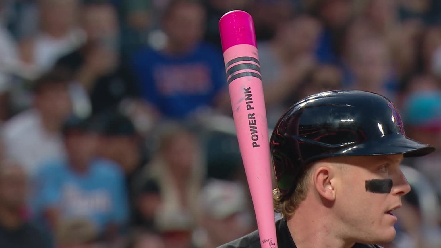 Mets broadcast on Harrison Bader's crayon bat | 08/16/2024 | MLB.com