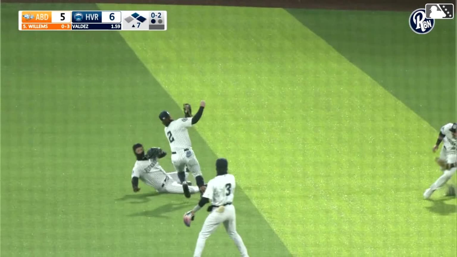 Roc Riggio makes an acrobatic double play | 04/18/2024 | New York Yankees