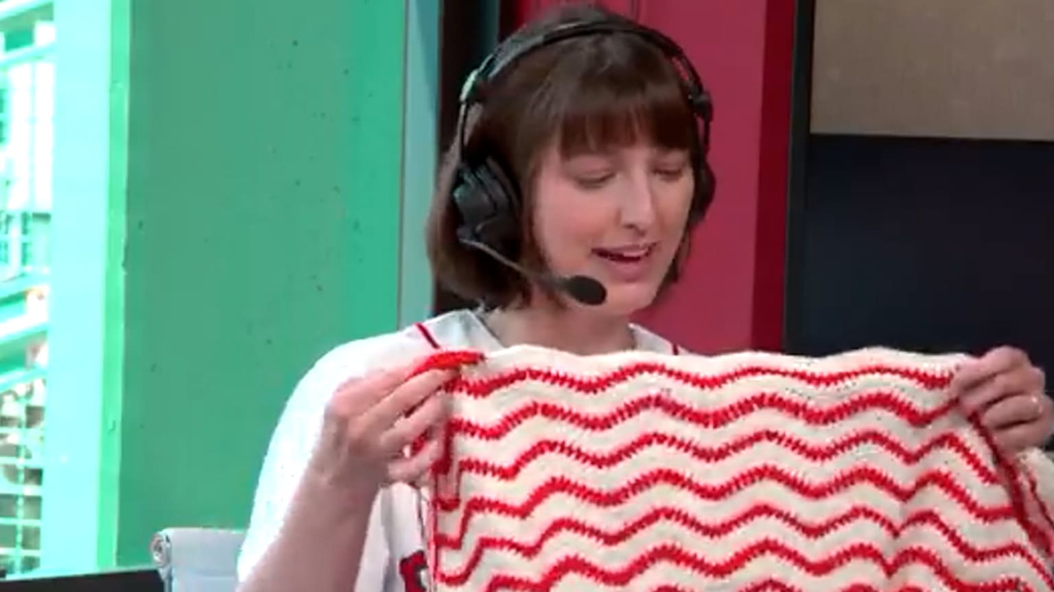 Anna Gailbreath discusses crocheting on Crochet day | 04/24/2025 ...