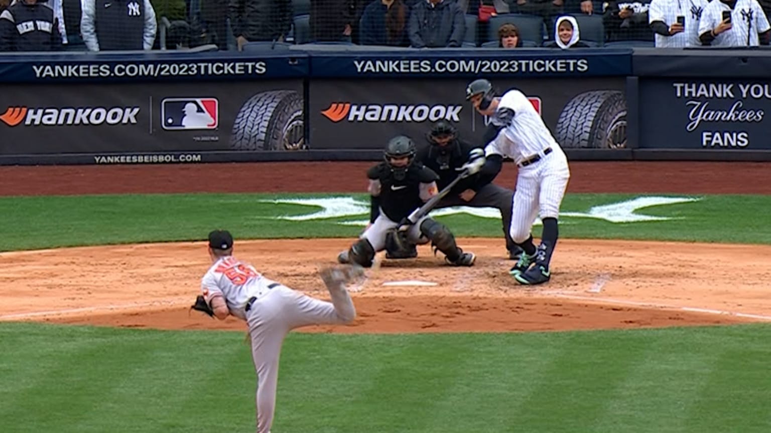 Aaron Judge strikes out with the bases loaded | 10/02/2022 | New York ...