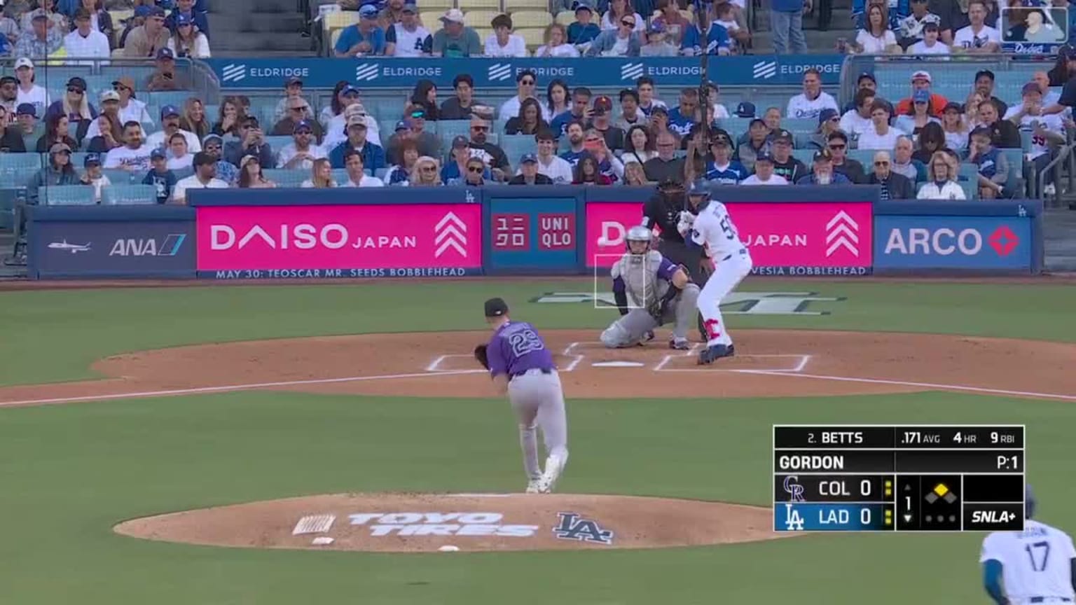 Tanner Gordon Ball to Mookie Betts | 05/25/2026 | MLB.com