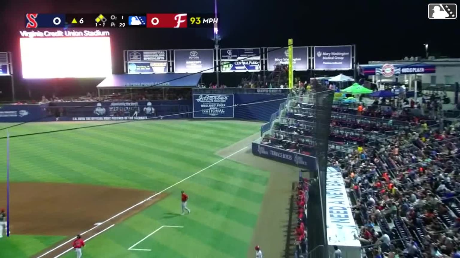 Brenner Cox's home run robbery | 08/18/2024 | Washington Nationals