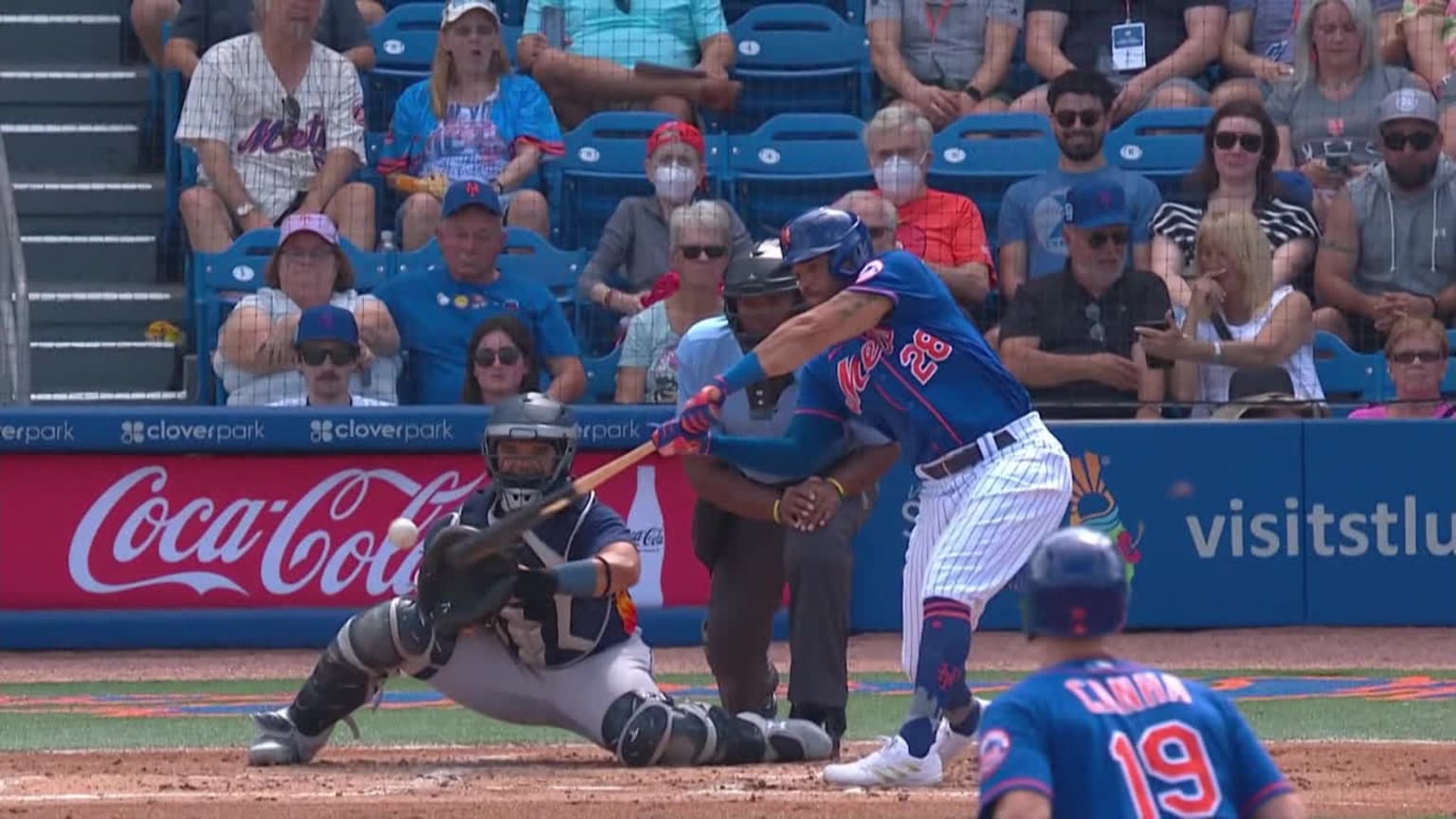 Tommy Pham pokes an RBI double to right field | 03/10/2023 | New York Mets