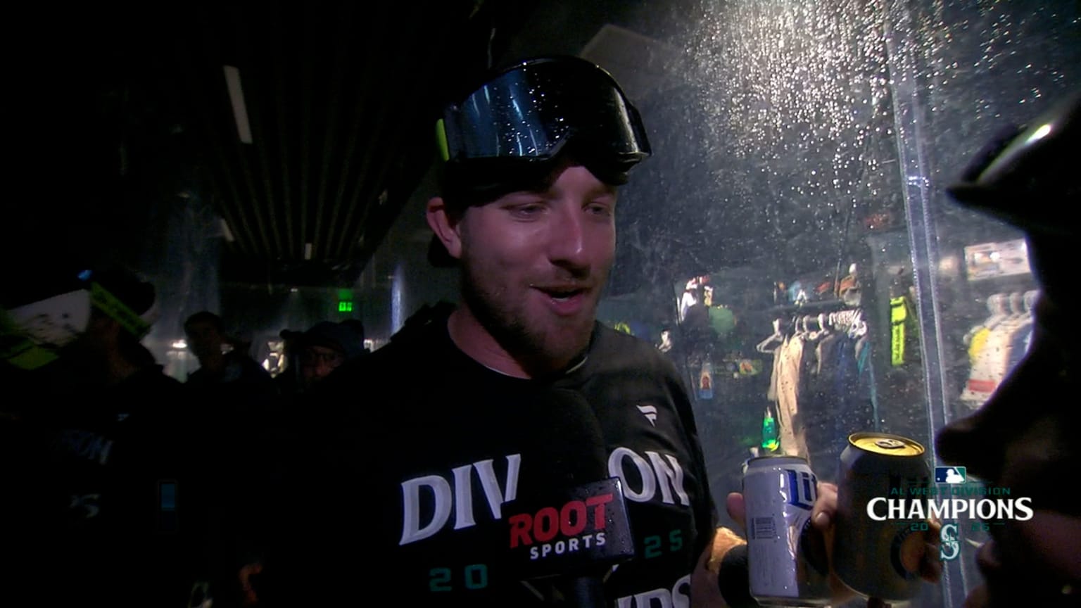 Luke Raley on clinching the AL West, more | 09/24/2025 | Seattle Mariners