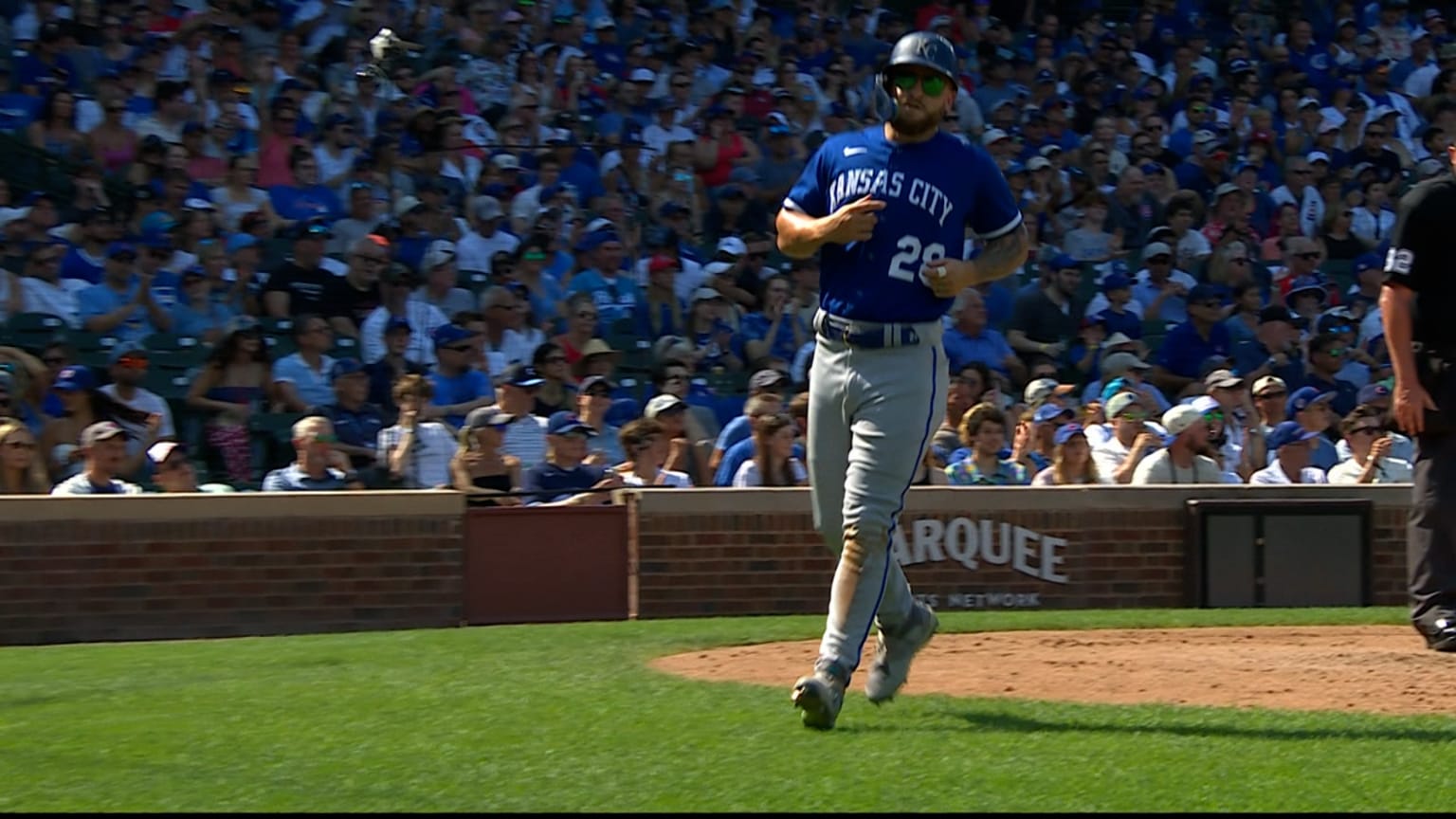 Drew Waters hits an RBI groundout in the 9th inning | 08/20/2023 ...