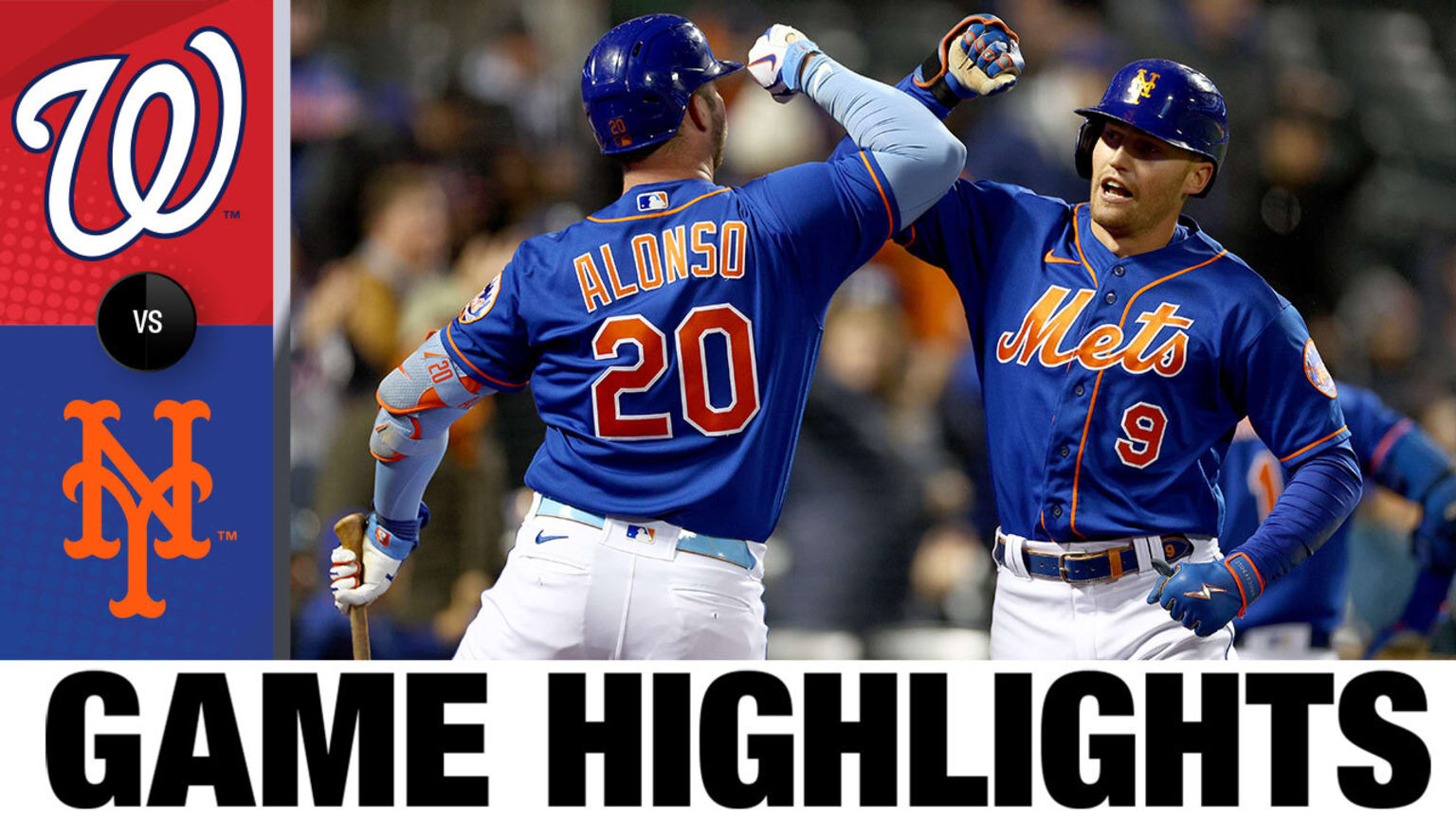 Mets score seven runs in the 1st inning in 8-0 win | 10/04/2022 | New ...