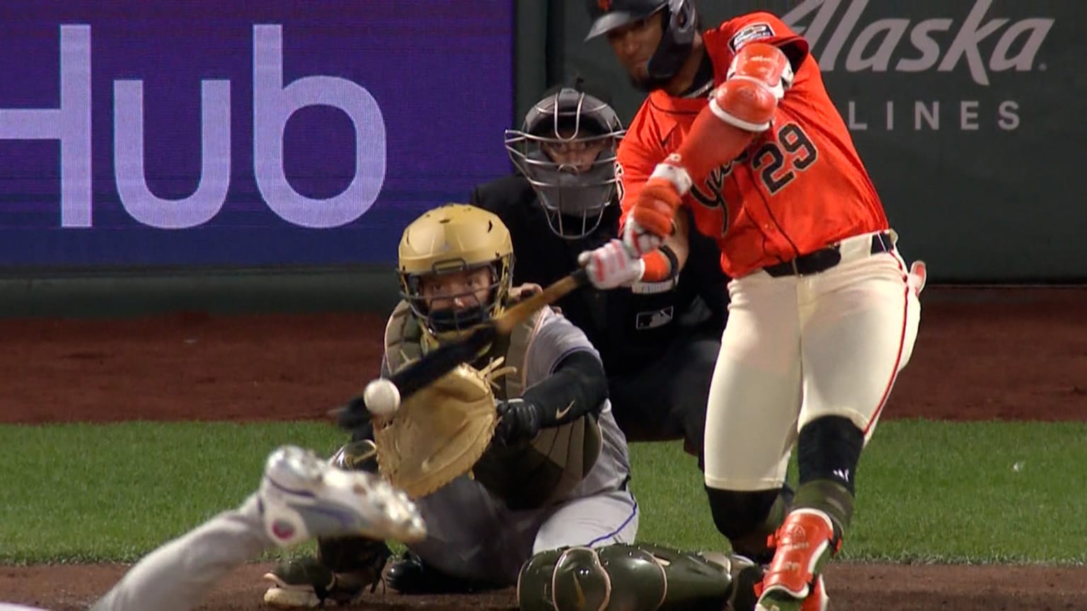 Luis Matos drives in a run with an infield single | 05/17/2024 | San ...