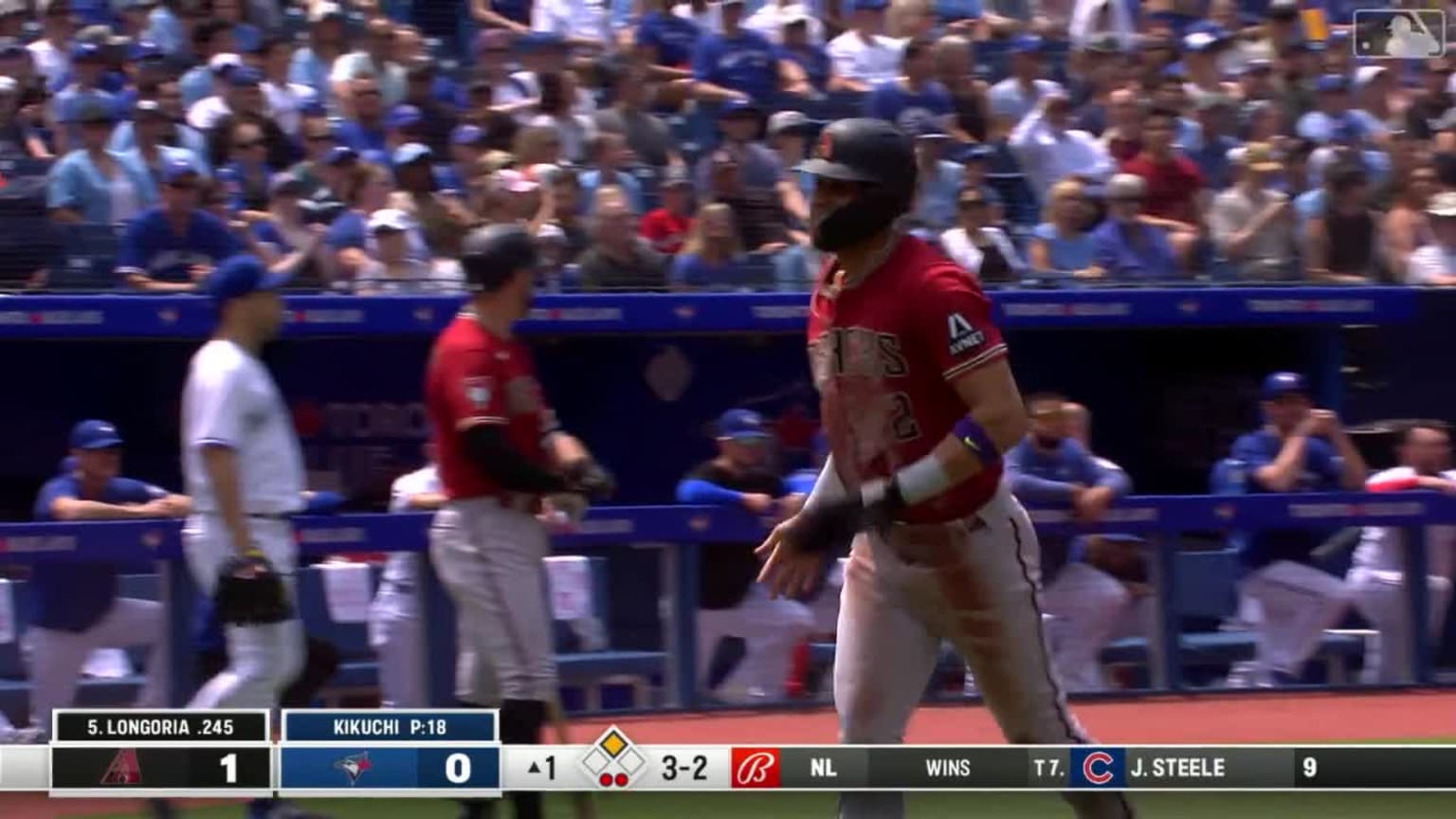 D-backs score first on bad throw from Yusei Kikuchi | 07/16/2023 | MLB.com