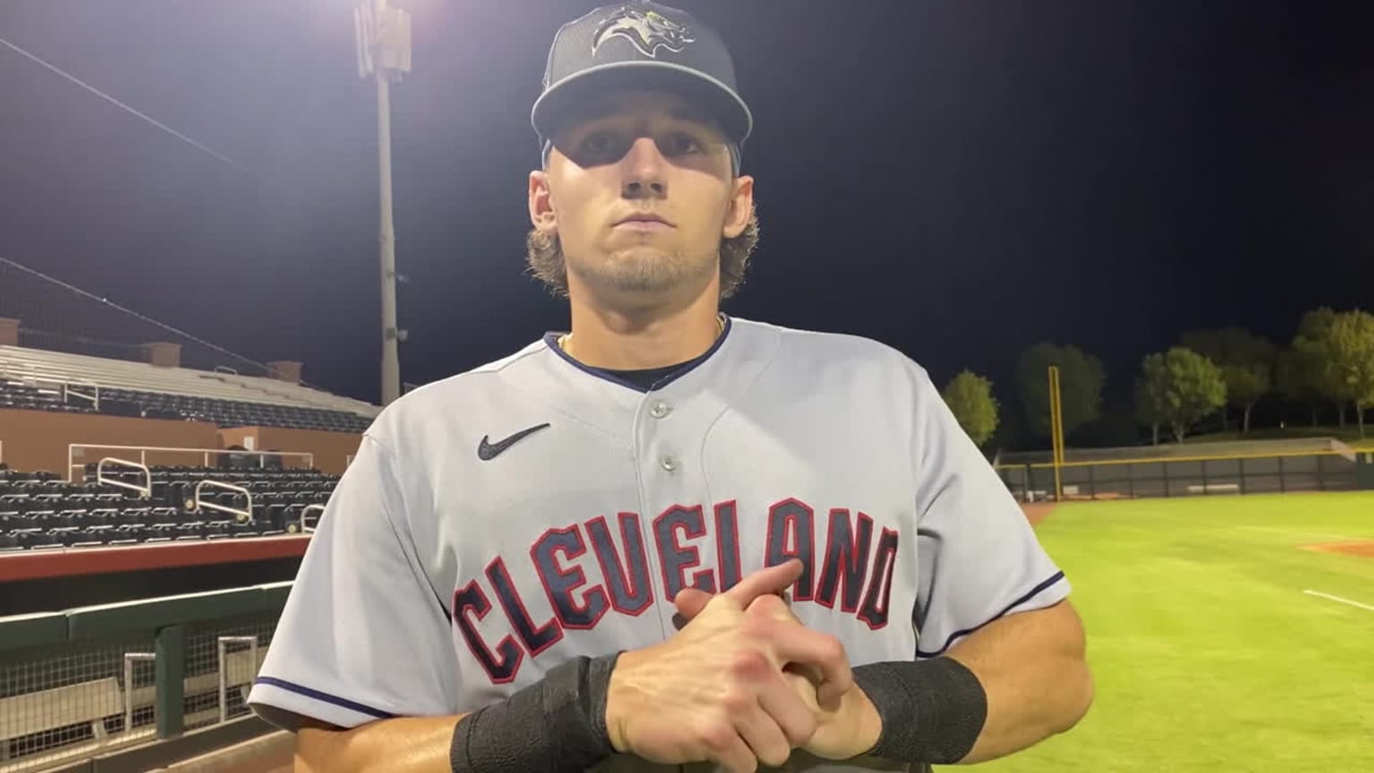 Chase DeLauter discusses Arizona Fall League debut | 10/03/2023 ...