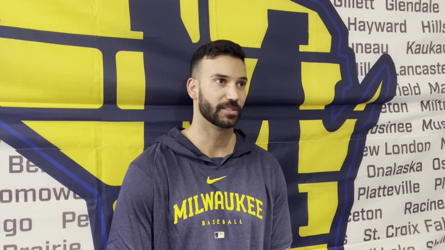 Matt Bush talks being a Brewer, Spring Training, more | 03/08/2023 ...