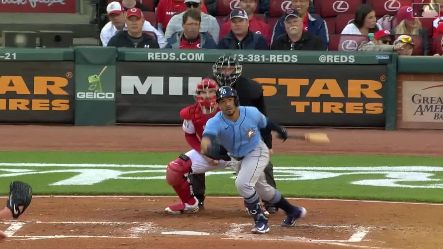 Francisco Mejía has four hits and one RBI vs. Reds | 04/18/2023 | Tampa ...