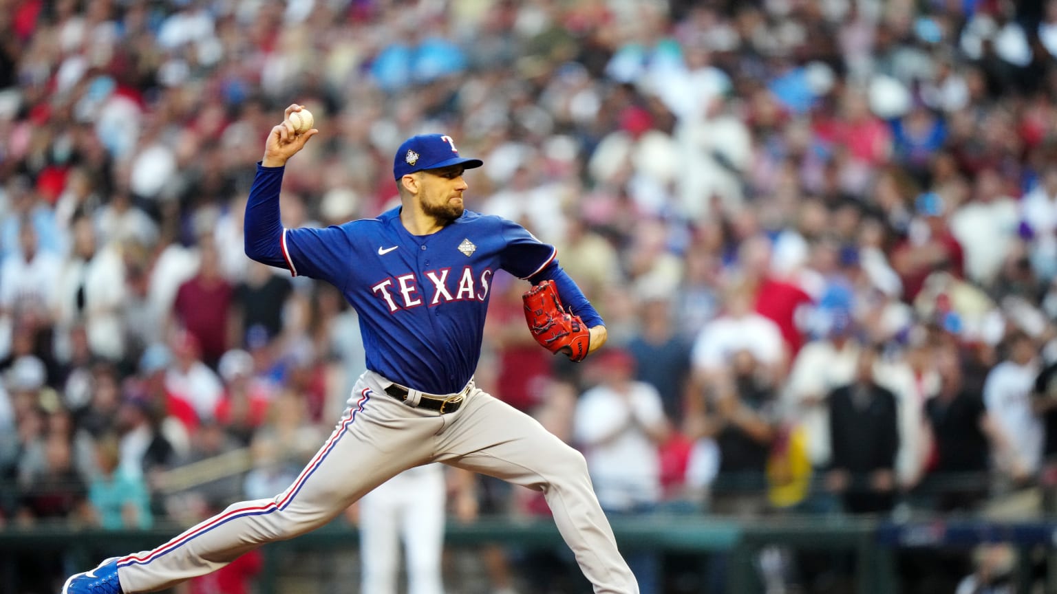 Nathan Eovaldi, Bruce Bochy on Opening Day nod | 03/20/2024 | Texas Rangers