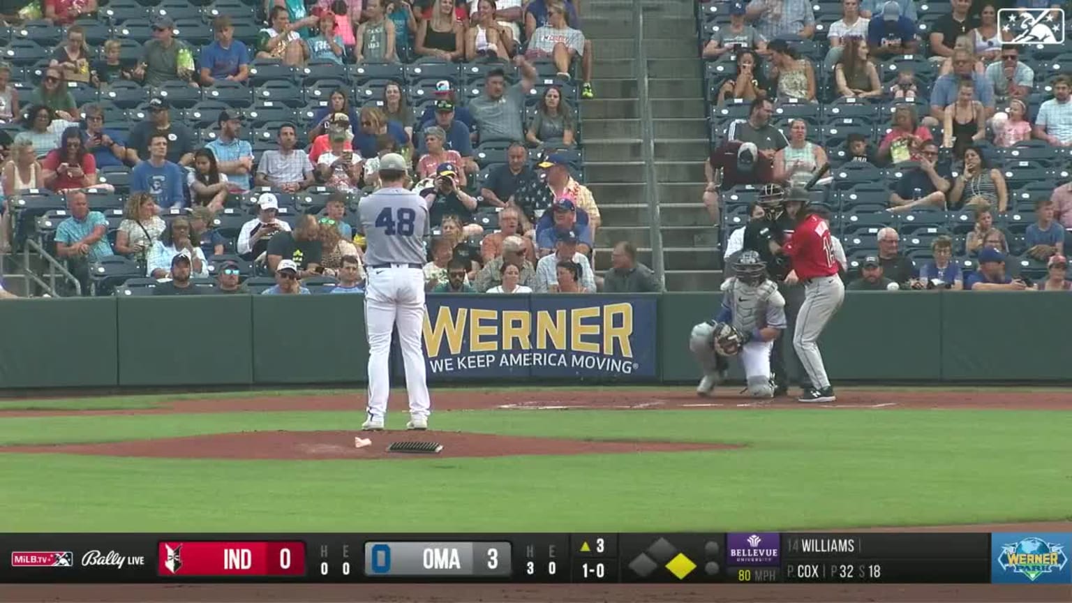 Alika Williams crushes his 10th home run | 07/16/2023 | Pittsburgh Pirates