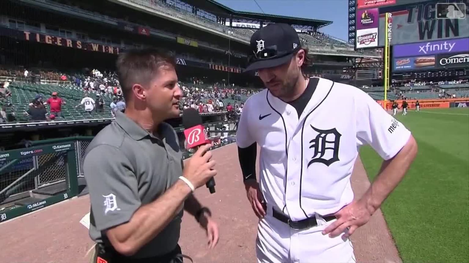 Jake Marinick discusses his Detroit Tigers debut | 05/31/2023 | Detroit ...