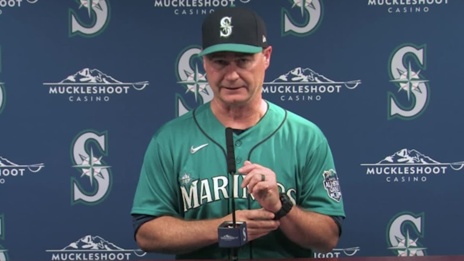 Scott Servais on Logan Gilbert, lineup, 15-win | 08/26/2023 | Seattle ...