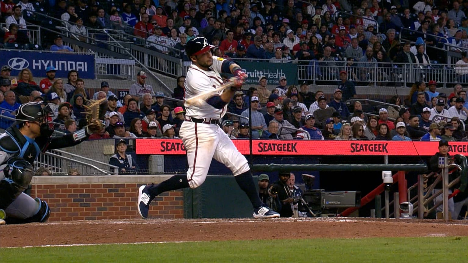 David Fletcher slaps an RBI single to right field | 04/22/2024 ...