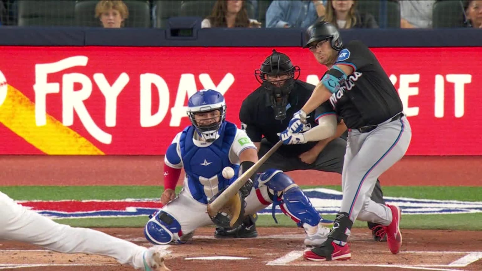 Jonah Bride conecta un jonrón de 2 carreras | 27/09/2024 | Los Marlins ...