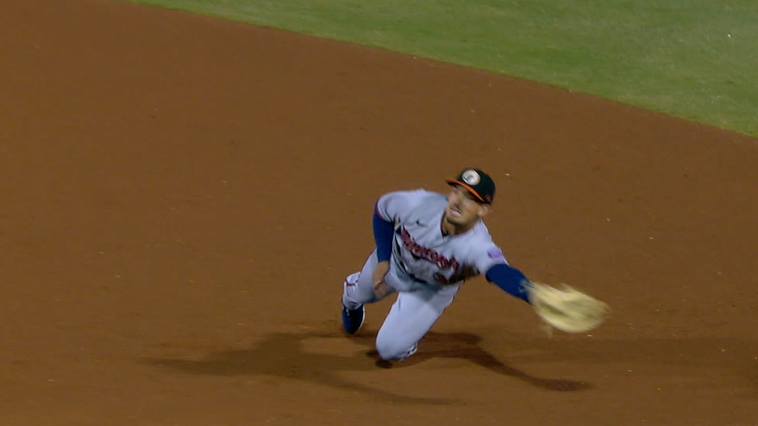 Alex Isola makes a diving catch at first base | 11/13/2022 | MLB.com