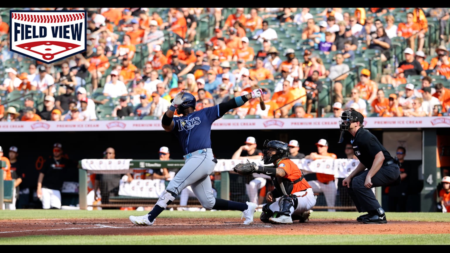 Field View: Yandy Díaz's three-run home run | 06/28/2025 | Tampa Bay Rays
