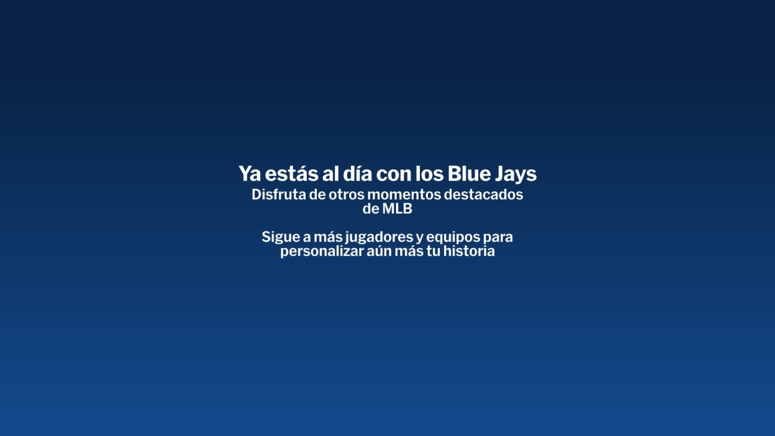 My Daily Story Team Caught Up Slate - Toronto Blue Jays - Spanish | 04 ...