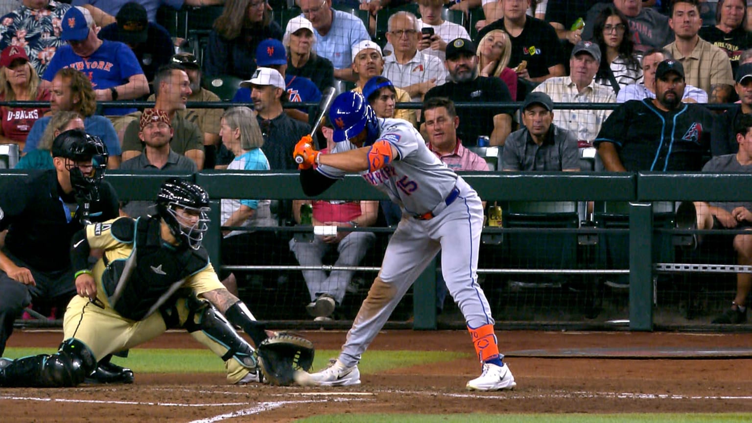 Tyrone Taylor hit by pitch after challenge | 08/27/2024 | New York Mets