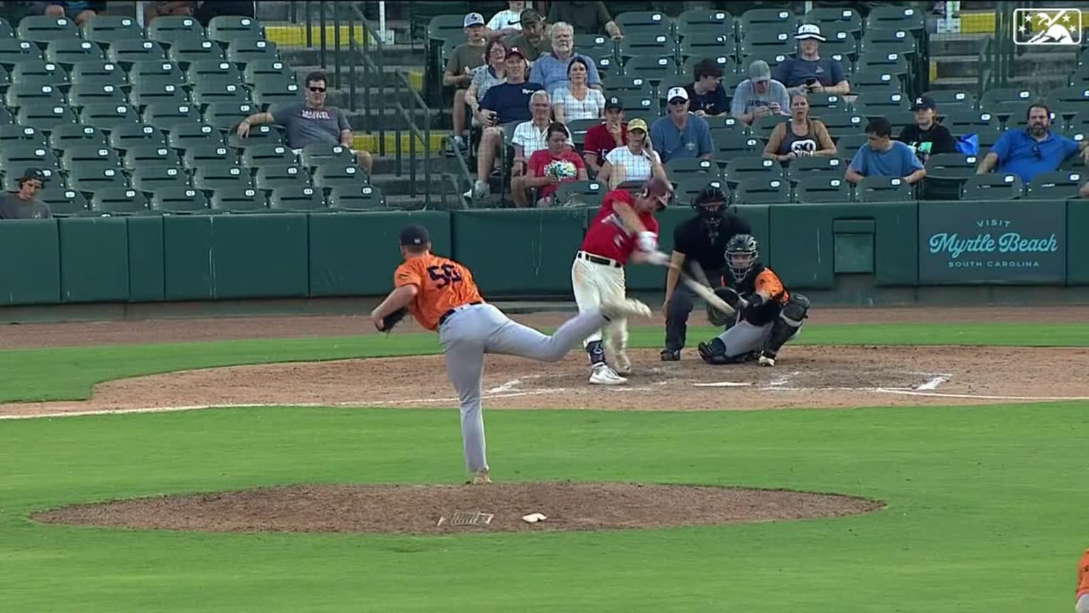 Aaron Zavala launches a solo home run to center field | 08/07/2023 ...