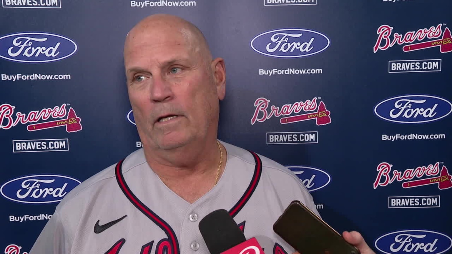 Brian Snitker talks Strider's outing, shutout loss | 05/12/2023 ...