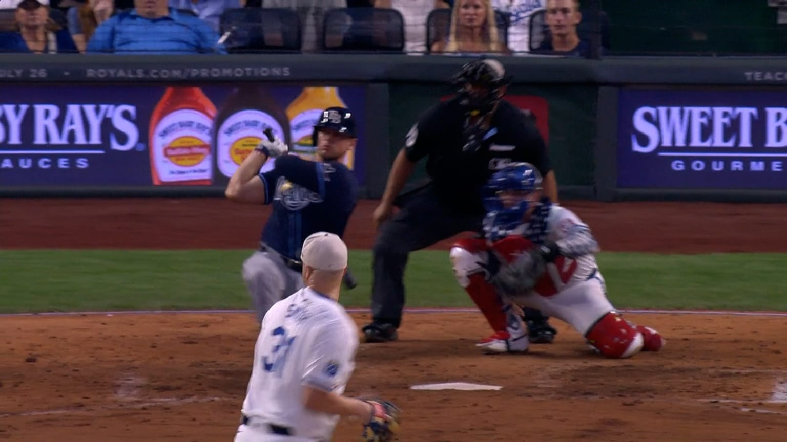 Ben Rortvedt pega sencillo de dos carreras | 04/07/2024 | Los Rays de ...