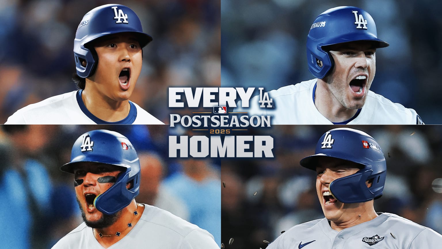 All 24 of the Dodgers 2025 postseason home runs | 11/04/2025 | Los ...