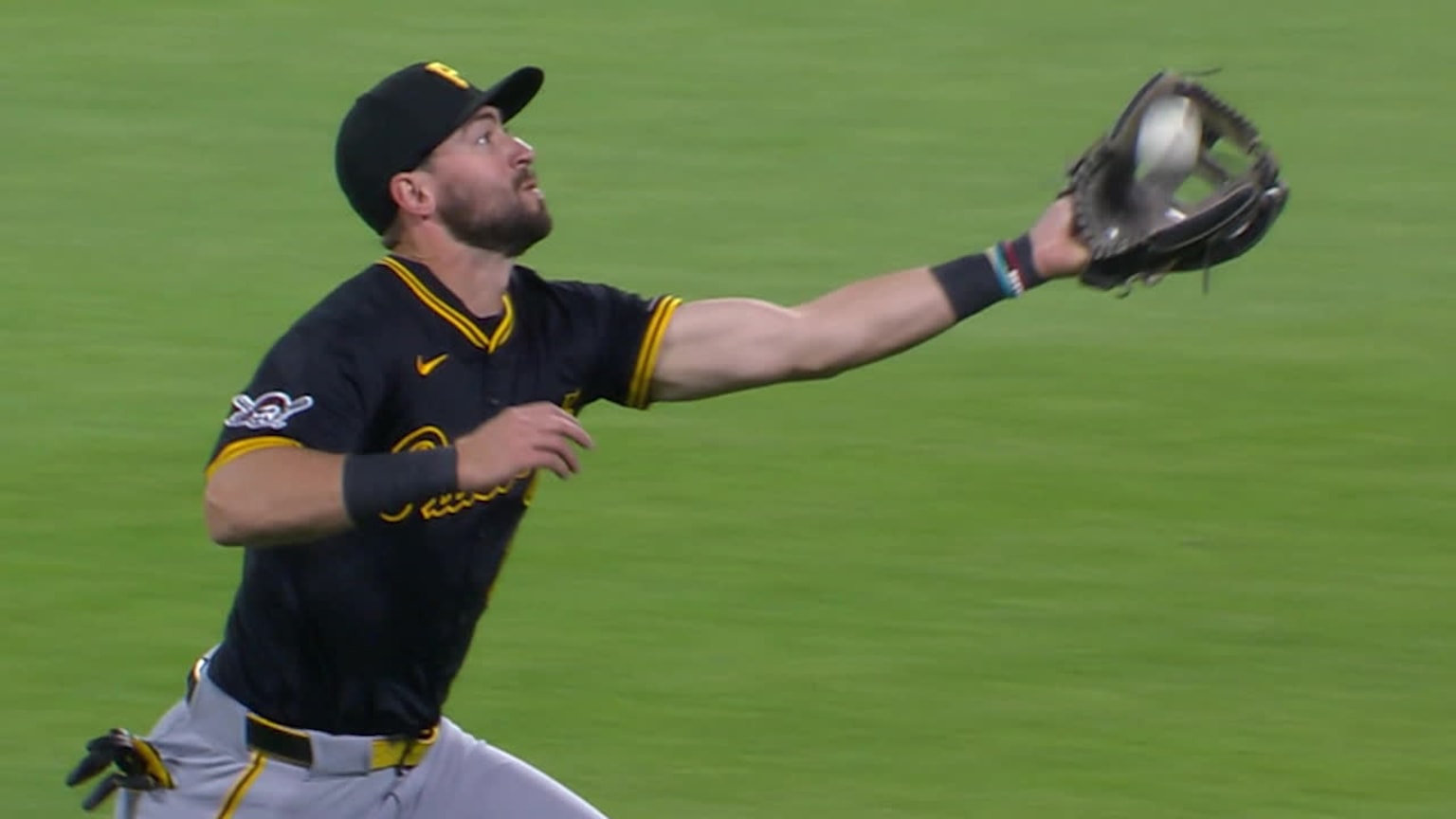 Jared Triolo's slick running catch | 05/12/2025 | Pittsburgh Pirates
