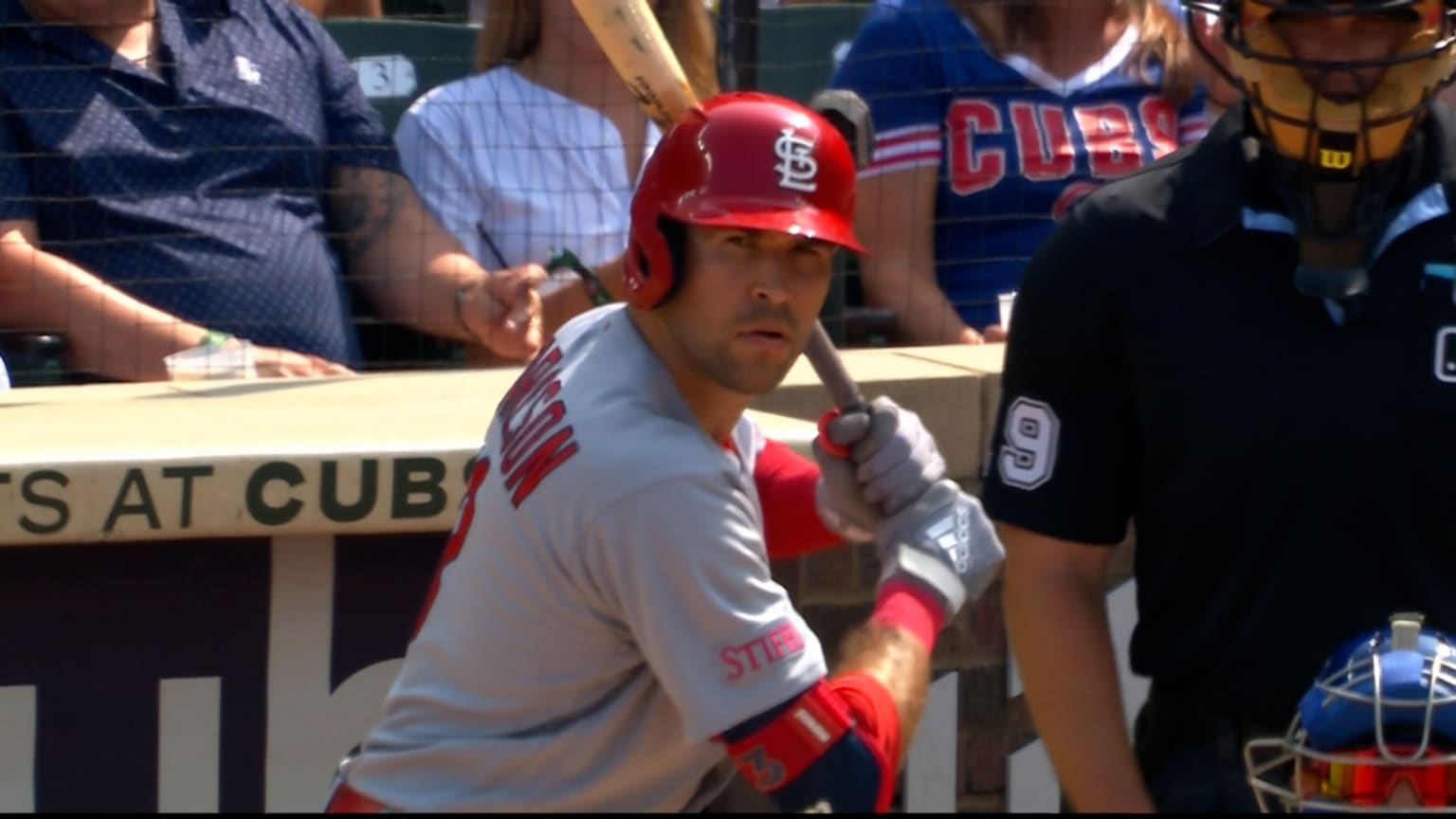 Dylan Carlson lines his second RBI single on the day | 07/23/2023 | St ...