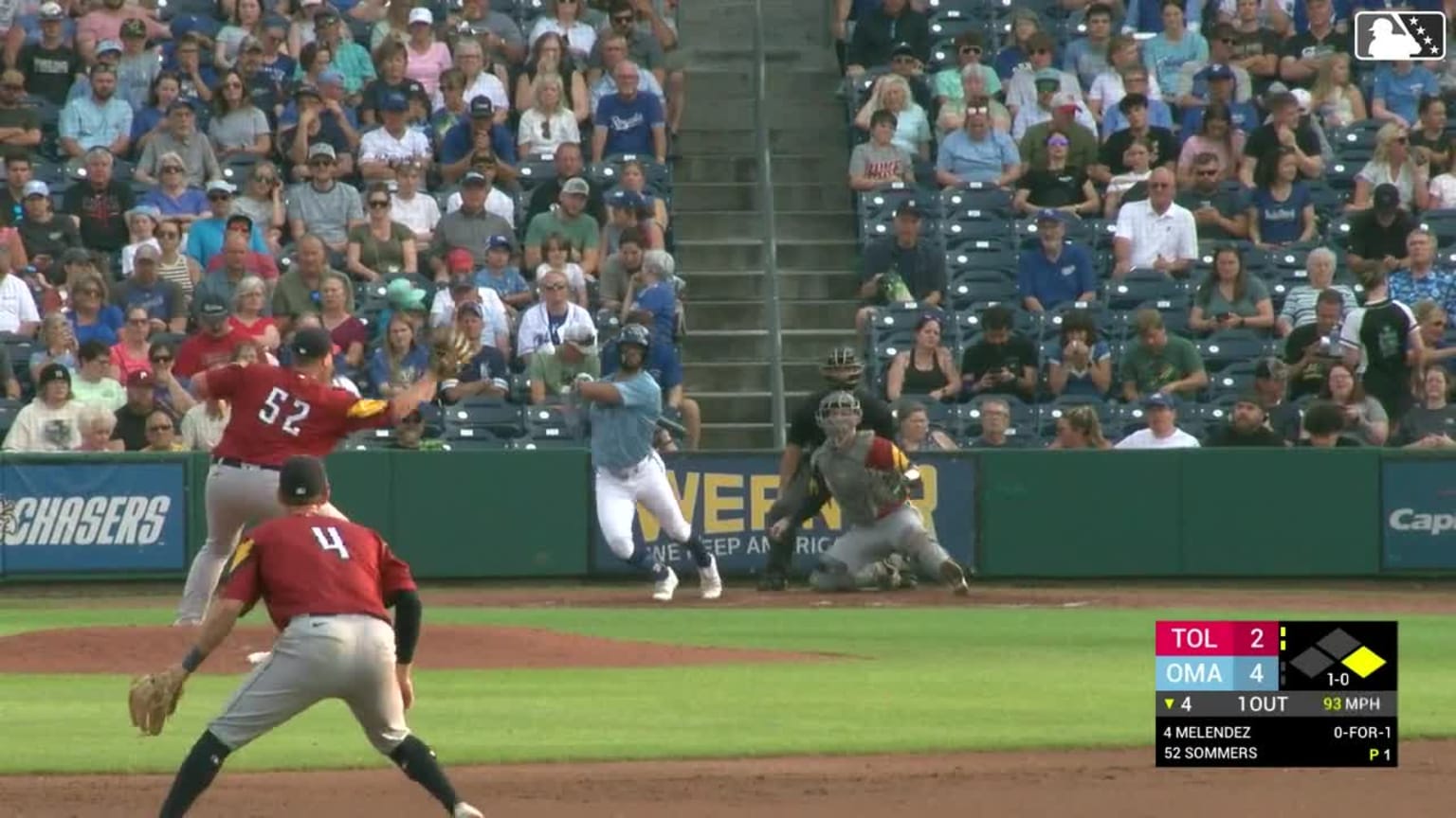 Drew Sommers' nice catch starts double play | 07/13/2025 | MLB.com