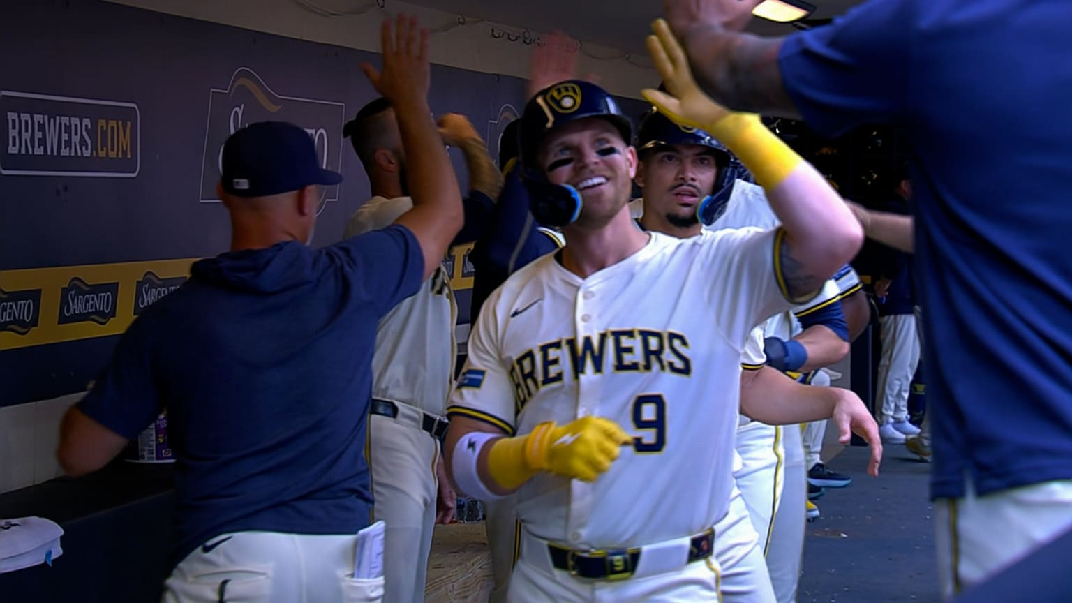 Jake Bauers conecta un grand slam | 26/06/2024 | Los Brewers de Milwaukee