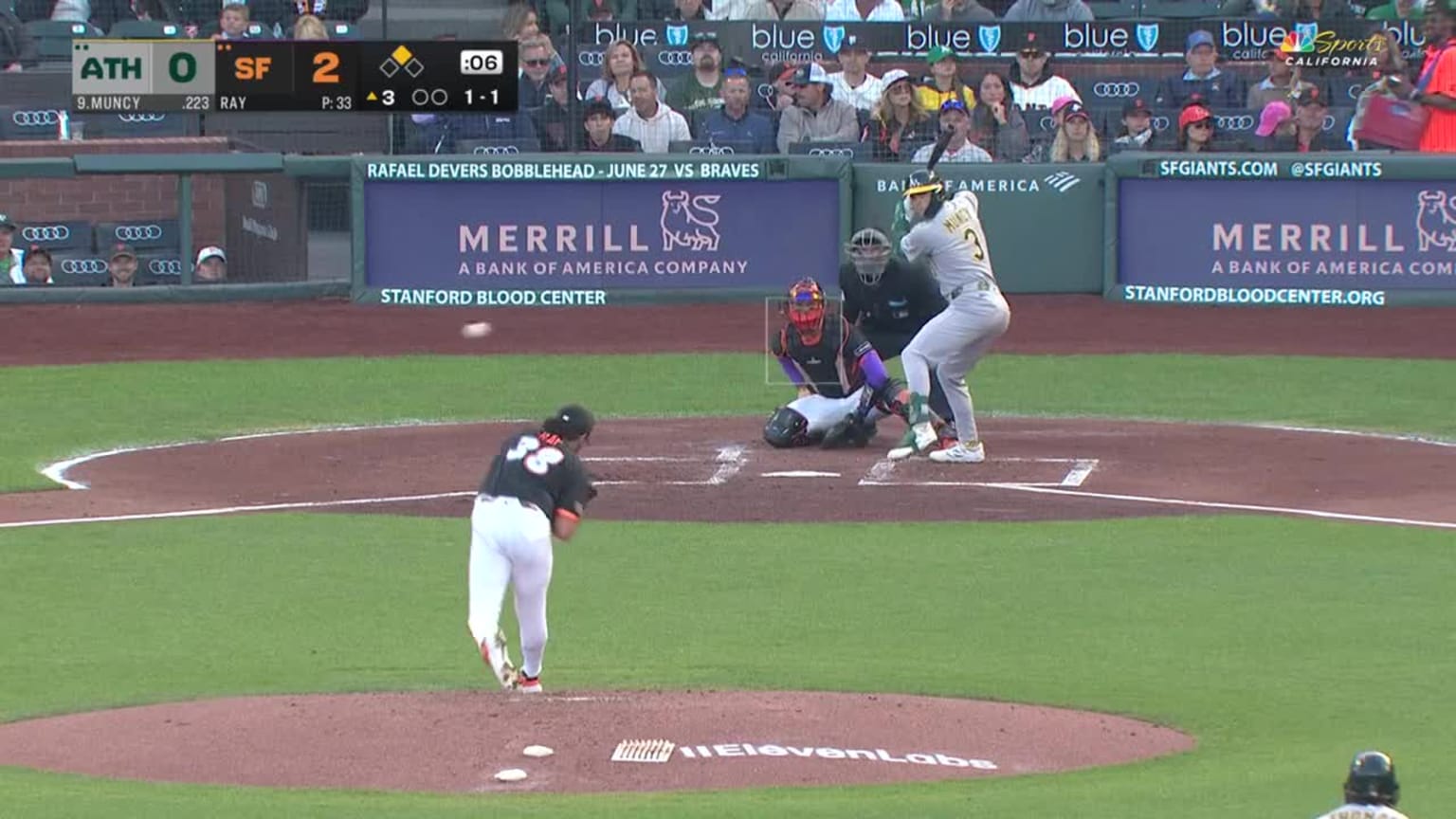 Max Muncy's RBI single | 06/23/2026 | Athletics
