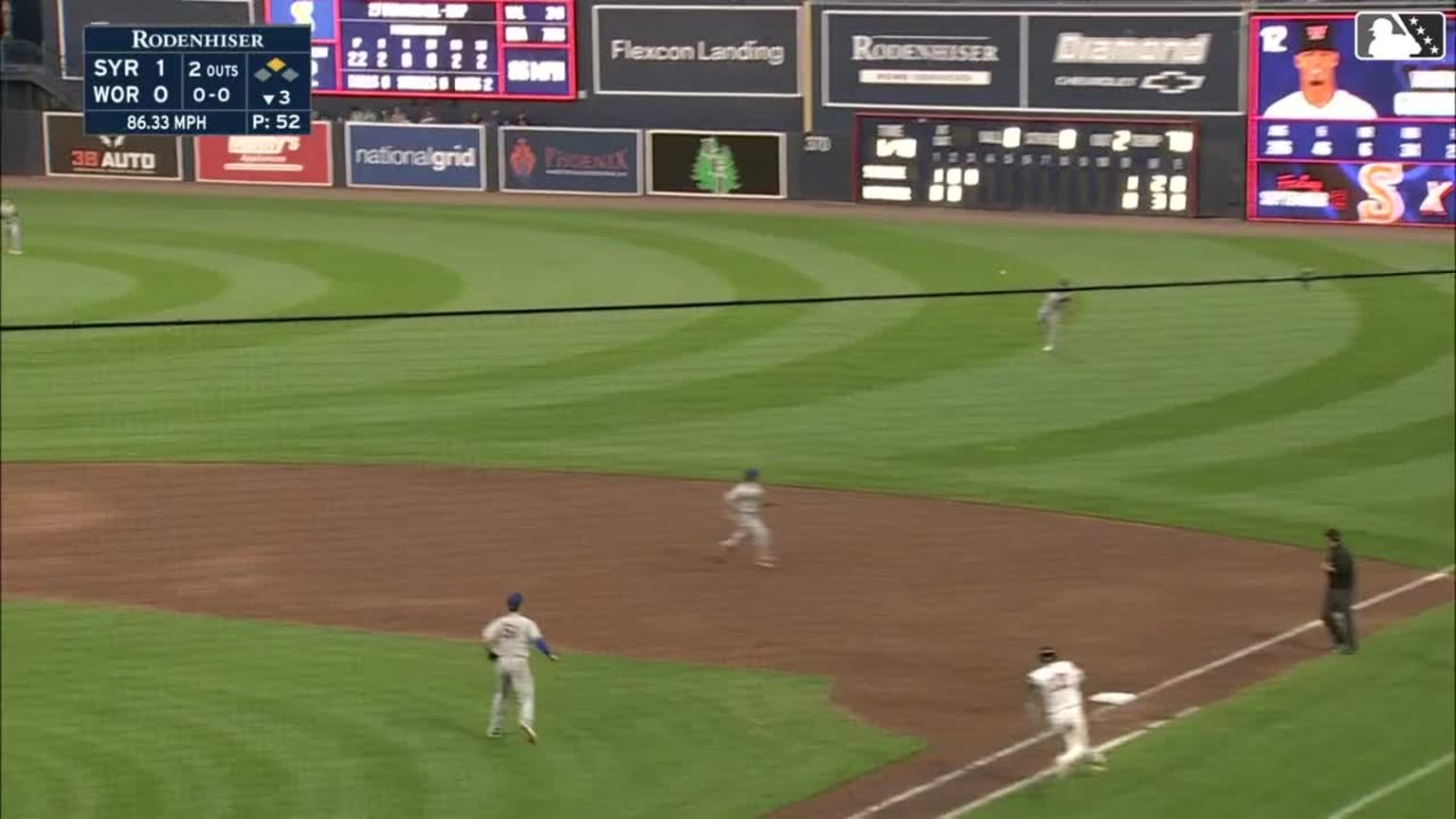 José Azocar throws out a runner | 09/13/2024 | New York Mets