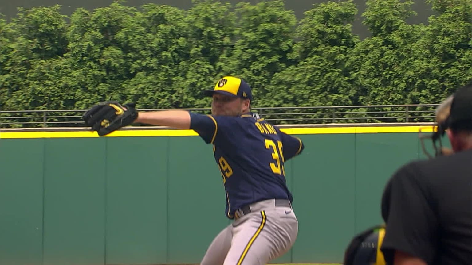 Corbin Burnes gets the batter looking for a strikeout | 06/25/2023 ...
