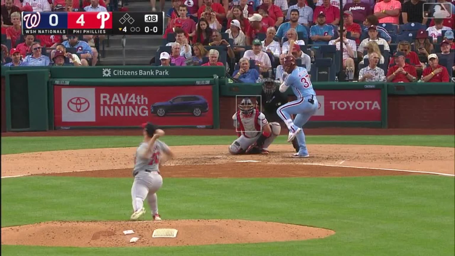 Weston Wilson's triple | 08/15/2024 | Philadelphia Phillies