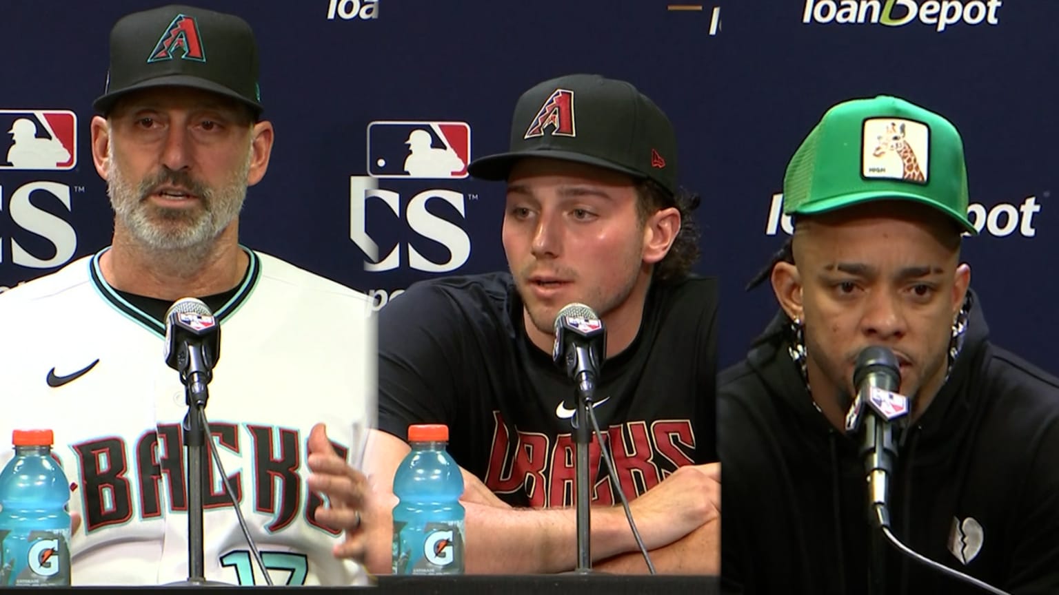 D-backs talk about Game 3 walk-off win | 10/19/2023 | Arizona Diamondbacks