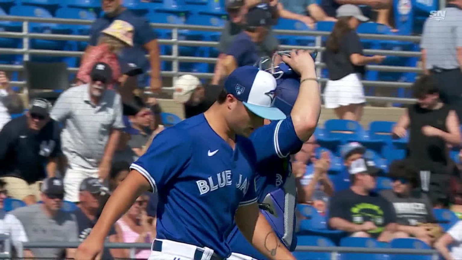 Mason Fluharty strikes out the side, earns save | 03/08/2024 | Toronto ...