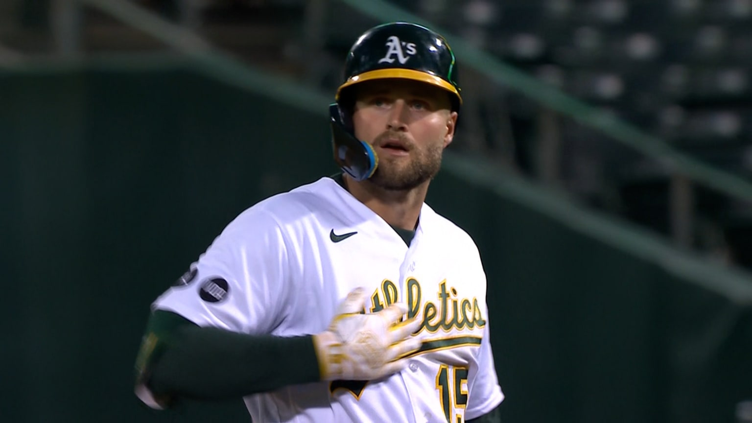 Seth Brown hits an RBI single in the 5th inning | 08/21/2023 | Athletics
