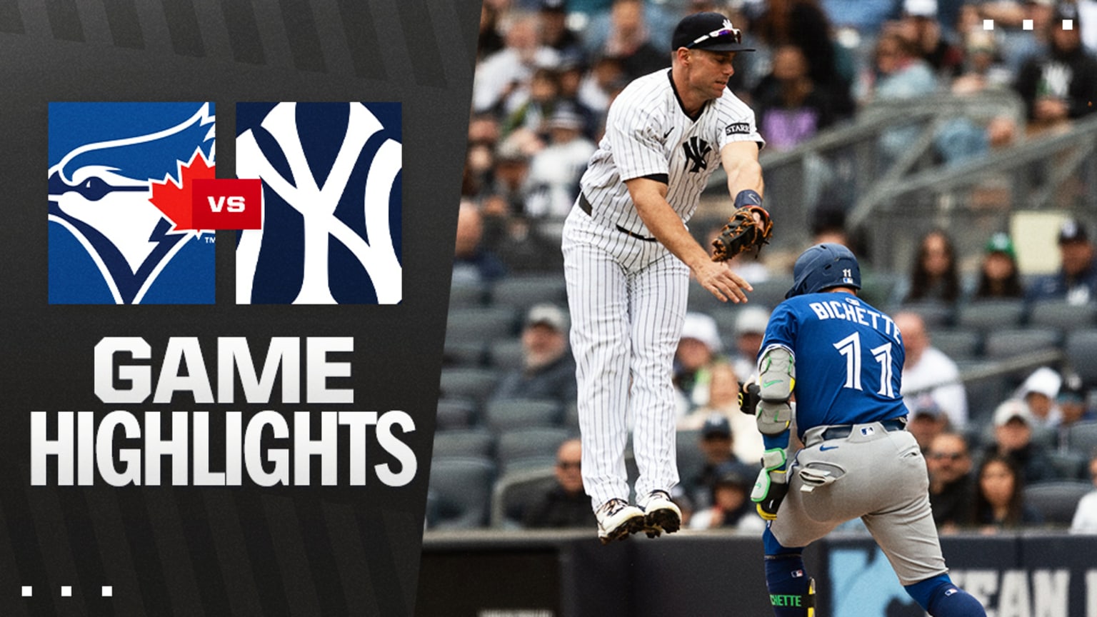 Blue Jays vs. Yankees Highlights Game 1 | 04/27/2025 | New York Yankees