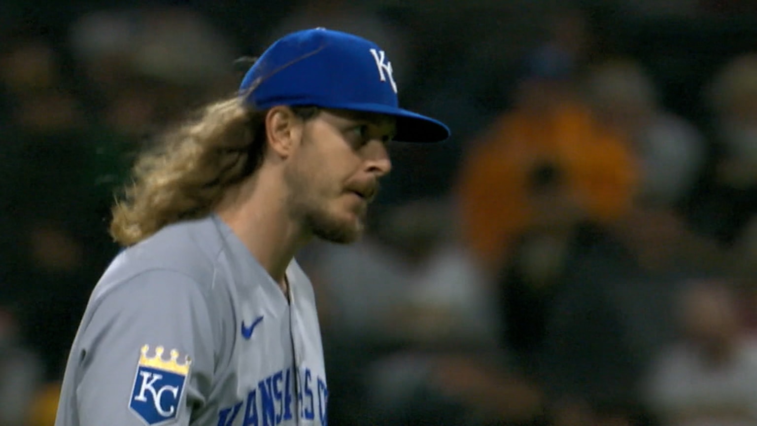 Scott Barlow fans Austin Nola for the final out | 05/16/2023 | Kansas ...
