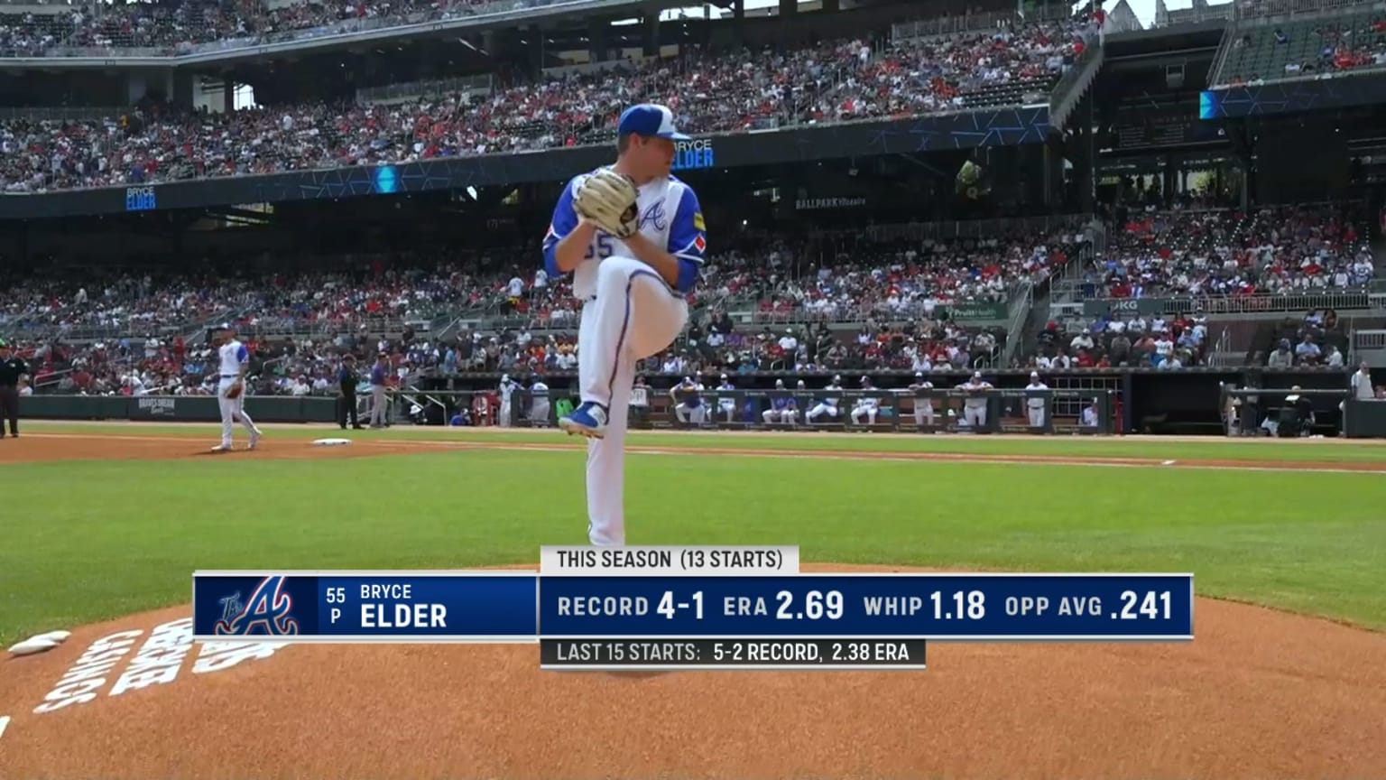 Bryce Elder strikes out four batters in 6 innings | 06/17/2023 ...