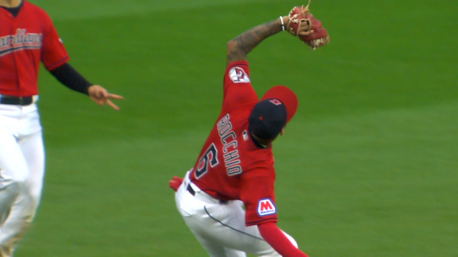 Brayan Rocchio reaches back to retire George Springer | 08/07/2023 ...