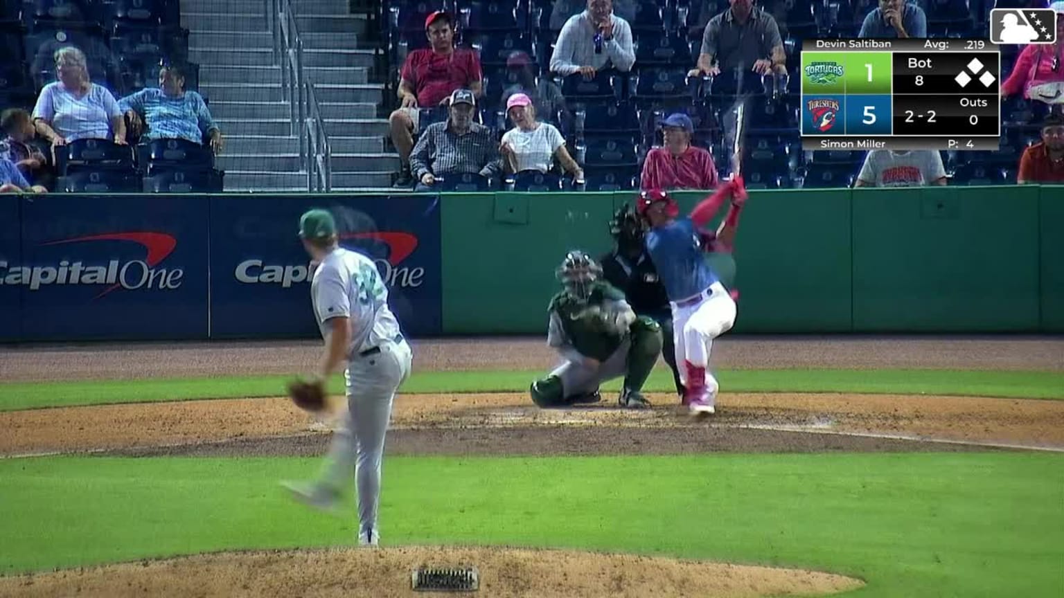 Devin Saltiban's second homer of the game | 05/19/2024 | Philadelphia ...