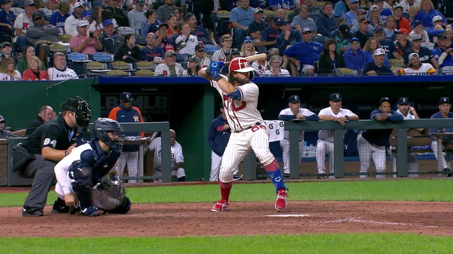 Logan Porter hits his first Major League home run | 09/16/2023 | Kansas ...