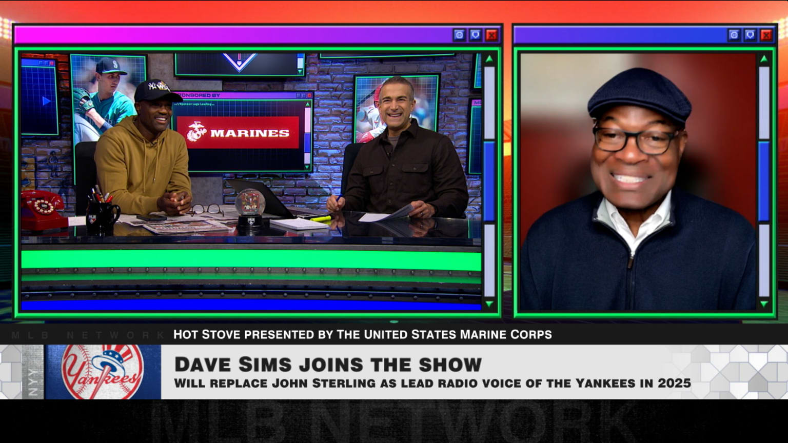 Dave Sims on replacing John Sterling | 11/20/2024 | MLB.com